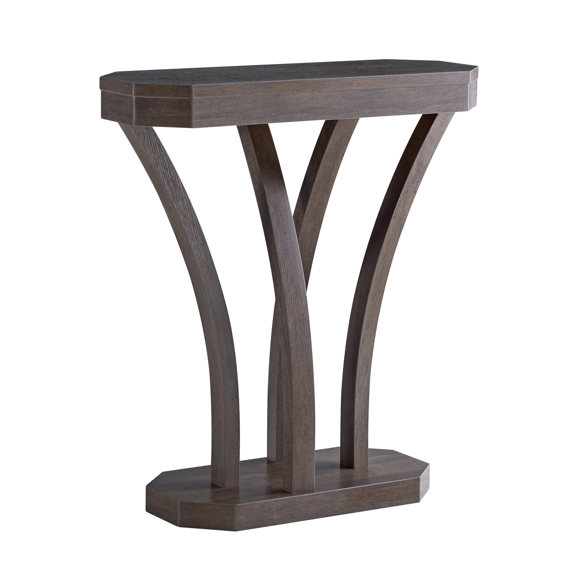Guild Modern Walnut Oak 1-Shelf Console Table — 24/7 Shop At Home
